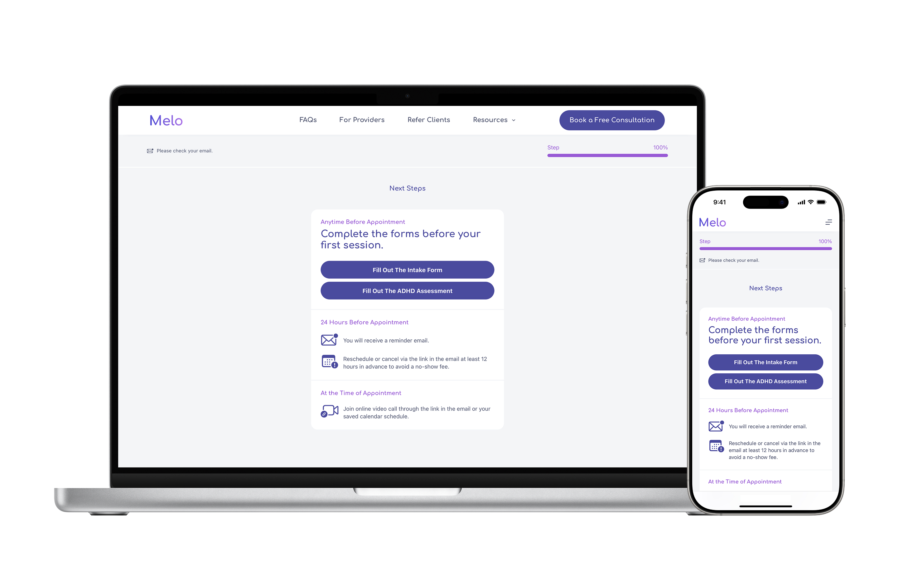 Therapy Booking, Rebuilt for Engagement and Conversion – Chiawei