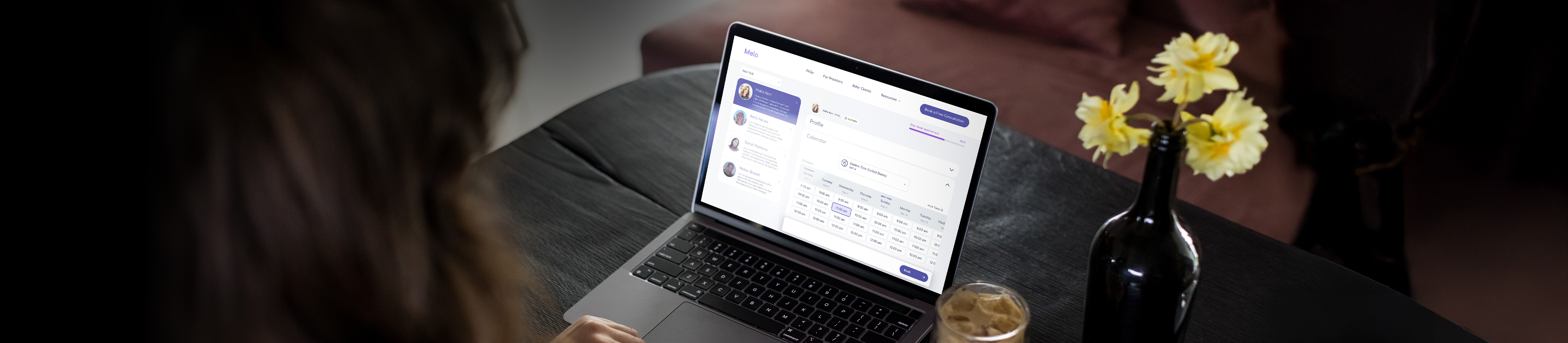 Therapy Booking, Rebuilt for Engagement and Conversion – Chiawei